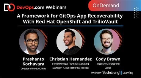 webinar a framework for gitops app recoverability with red hat