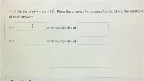 Solved Algebra 2 Polynomials Linear Factors And Zeros