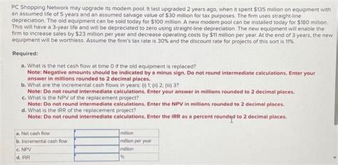 Solved Pc Shopping Network May Upgrade Its Modem Pool It
