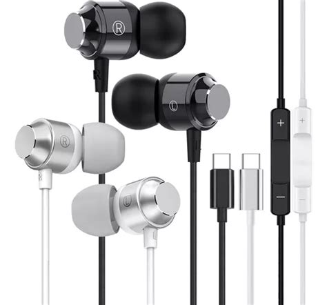 Paquete De 2 Auriculares Keyron Usb C Con Cable Y Micrófono Envío Gratis