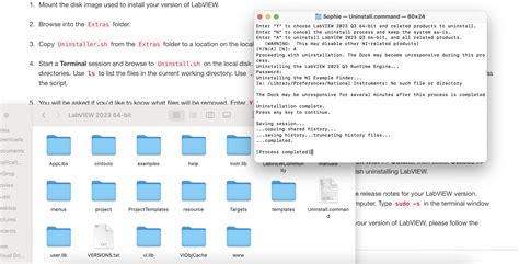 Need Help Uninstalling Labview Community Edition On From Macos Ni