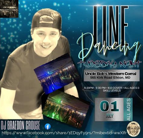 Uncle Bobs Western Corral This Week At Uncle Bobs Monday And Wednesday We Offer Line Dancing