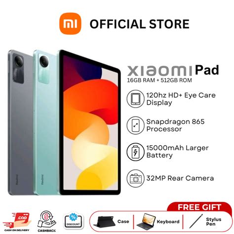 Xiaomi Redmi Pad Tablet Pro Gb Rom Learning Tablet Online Classroom Hd Tablets