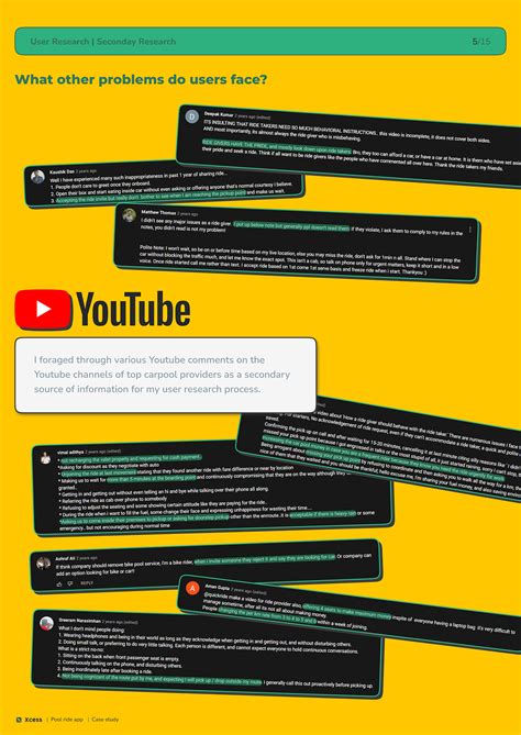 UX Design Xcess A Carpooling App Behance