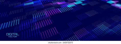 Big Data Virtual Reality Digital Space Stock Vector Royalty Free 2428732673 Shutterstock