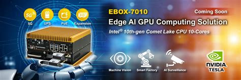鑫創電子推出搭載第10代intel® Core™ 處理器ebox 7010邊緣智慧運算電腦 鑫創電子 Sintrones