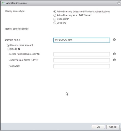 Add Domain User Permissions Vcenter 55 Not Showing Up
