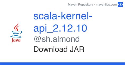 Download Scala Kernel Api21210jar Shalmond