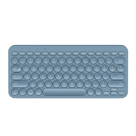 Blue Aptiq Wireless Keyboard Stylish And Ergonomic Working