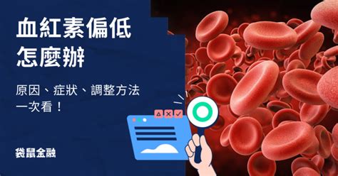 血色素偏低會怎樣？血紅素偏低原因、症狀及飲食改善方法 Roocash