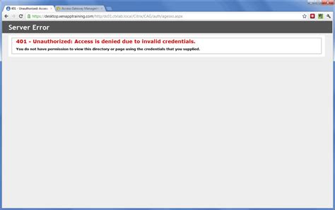 Citrix Access Gateway Configure Failover Xenappblog