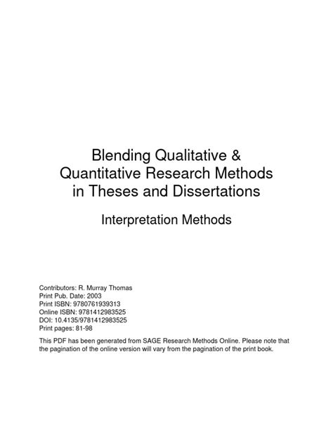 Interpretation Methods Pdf Causality Statistics