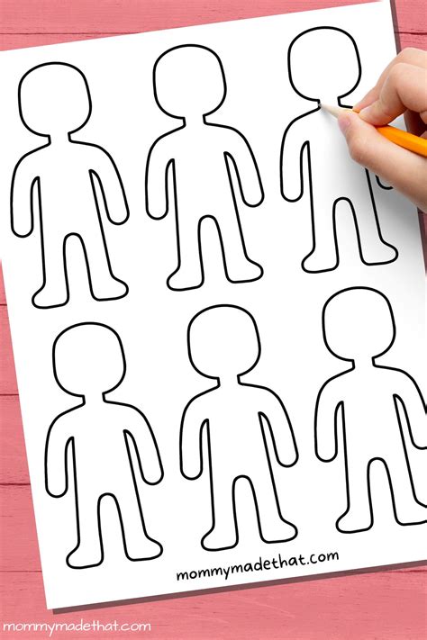 Outline Pictures Of People