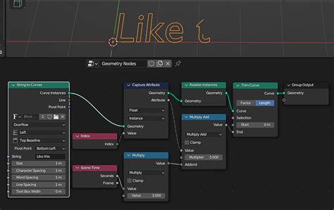 Geometry Nodes String To Curve Tutorials Tips And Tricks Blender Artists Community