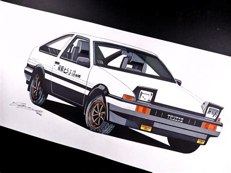 Initial D Drawn By Luka Milic Danbooru