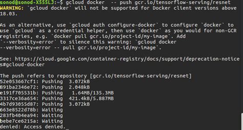 Kubernetes Cant Push The Docker Image To Gcp Cluster Stack Overflow