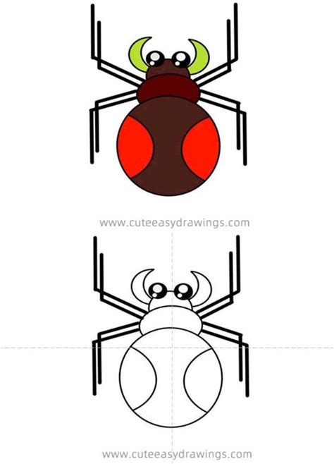 25 Easy Spider Drawing Ideas How To Draw A Spider