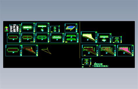 某地钢结构设计cad图纸 Autocad 2004 模型图纸下载 懒石网