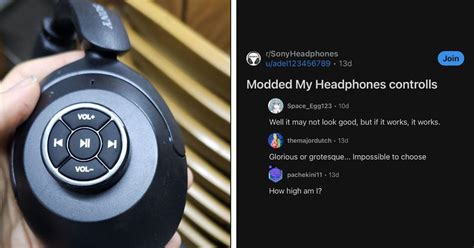 Still Better Than Touch Man Swaps Touch Controls With Buttons In This Weird Headphone Mod