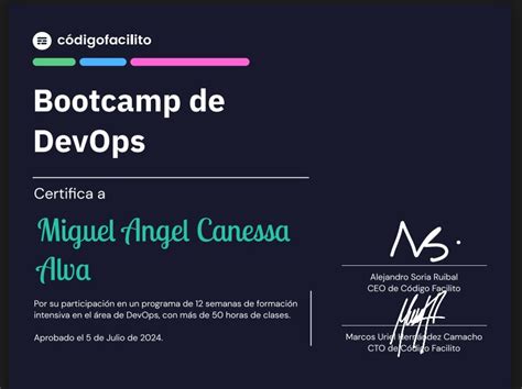 Miguel Canessa On Linkedin Im Happy To Share That Ive Obtained A New