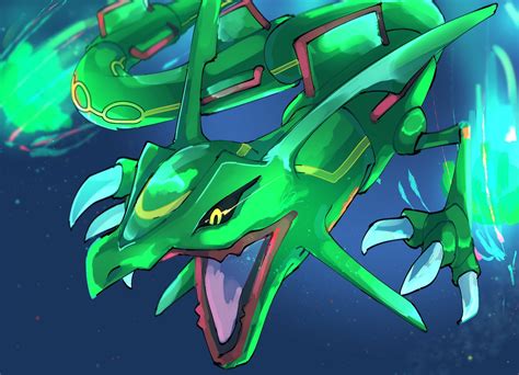 Rayquaza Pokemon Drawn By Qua Danbooru