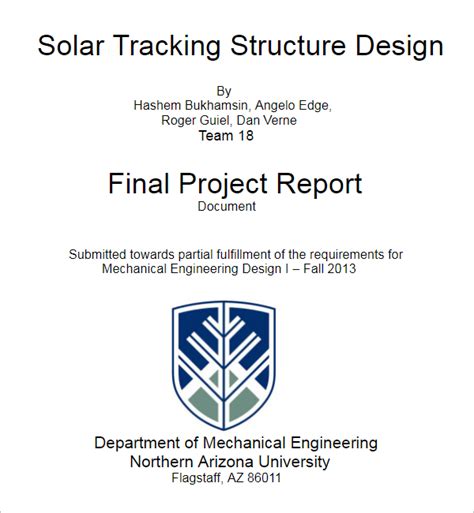 Project Report Templates Free Word PDF PPT Excel Samples