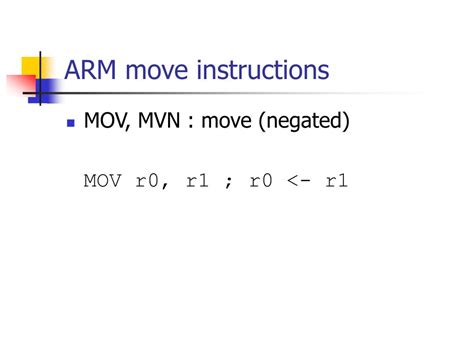Ppt Arm Instruction Set And Assembly Language Programming Powerpoint