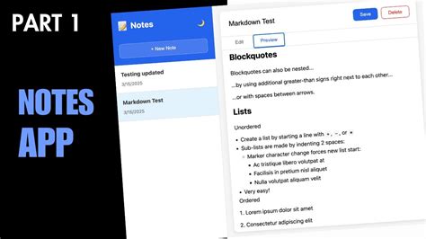 Build A Notes Taking App With Html Css And Javascript Part 1 Demo