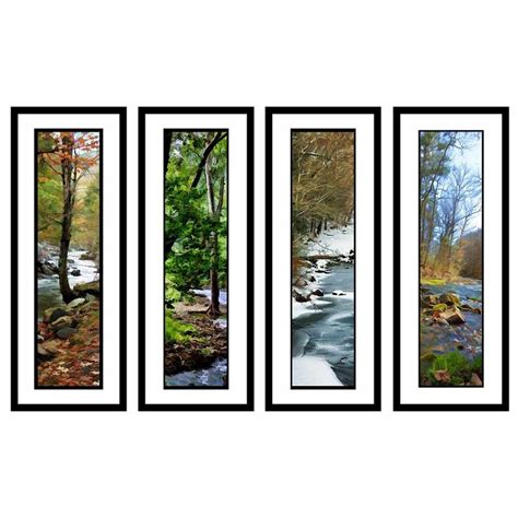 Seasonal Streams Grouping Vertical Panorama Grouping Gallery Wrap