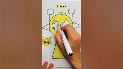 Lets Color Simon Sprunki Coloring Simon Shorts Youtube