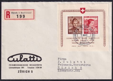 Schweiz Pro Juventute Kriegswinterhilfe Nr 98i 99i Briefmarken
