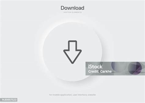 3d 다운로드 아이콘 버튼 업로드 아이콘 아래쪽 화살표 아래쪽 기호입니다 구름 아이콘 푸시 버튼을 저장합니다 3차원 형태에 대한 스톡 벡터 아트 및 기타 이미지 Istock