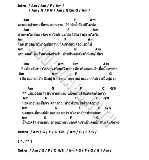 แจ่มจันทร์คอร์ด คอร์ด แจ่มจันทร์ T Rex