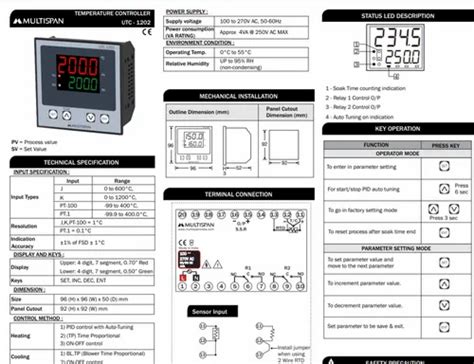 Multispan UTC Digital PID Temperature Controller At Rs In Rajkot