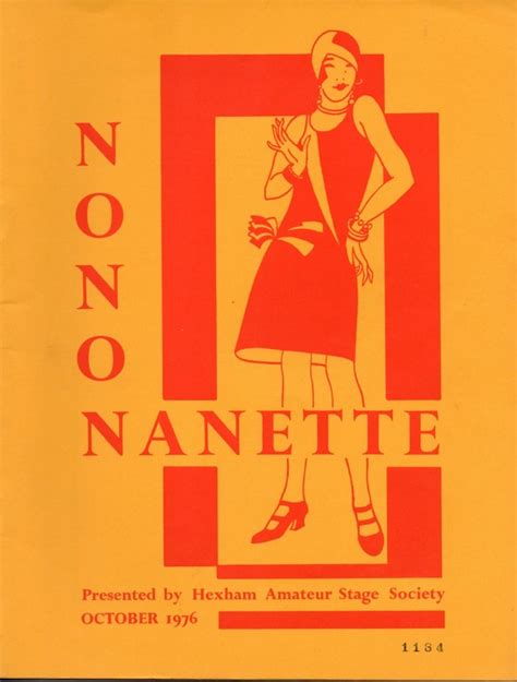 No No Nanette Hexham Amateur Stage Society