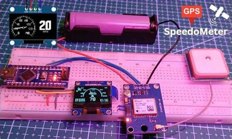 Arduino Speedometer With Neo 6m Gps Module And Oled Display