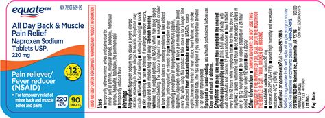 Walmart Naproxen Sodium 220 Mg Tablets