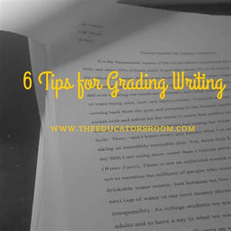Tips For Grading Writing