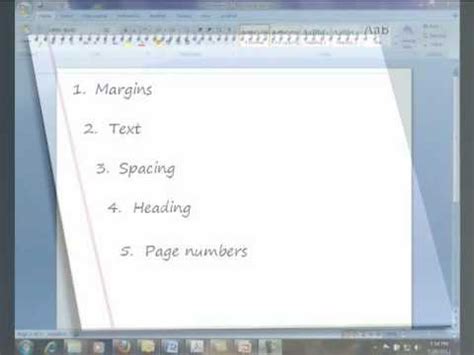 MLA Th Ed How Do I Format My Paper Using MLA YouTube