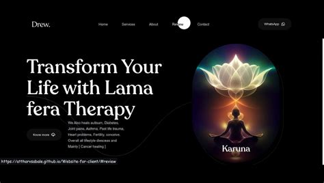 Atharv Sabale On Linkedin Recent Project I Completed For A Client Who Is A Lama Therapist☘️ Check