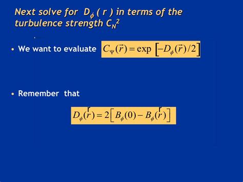Ppt Part 2 Phase Structure Function Spatial Coherence And R 0