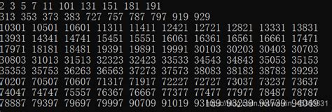 Java显示前100个回文素数回问素数java前100个 Csdn博客