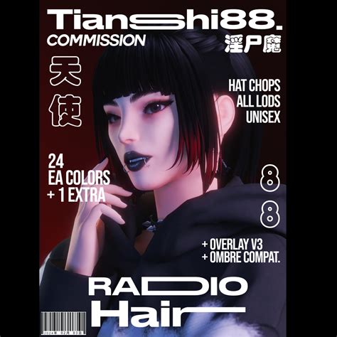 SLUTTY DEMON IN UR AREA RADIO HAIR