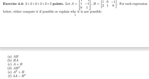 Solved Exercise 4 4 2 2 2 2 2 2 Points Let Chegg Com