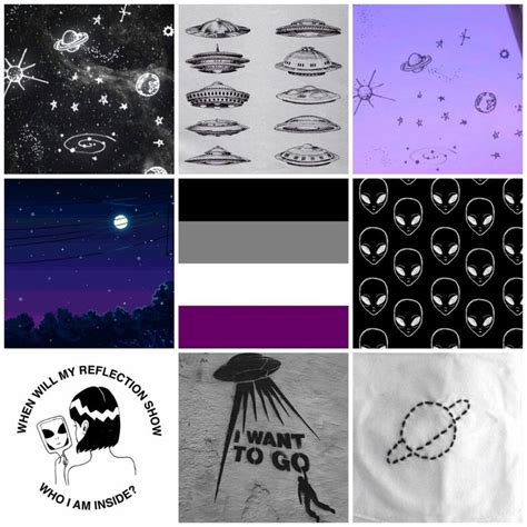 Asexual Aesthetic Alien Aesthetic Asexual Asexual Pride