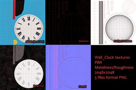 Wall Clock 3d Model 29 Max Gltf Obj Ma Upk Unitypackage C4d