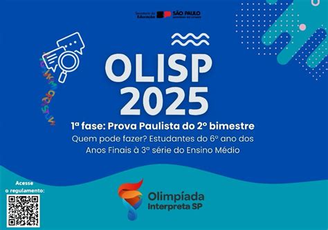 Itaquaquecetuba Der Vem Aí A Olisp Olimpíada Interpreta Sp Maiores
