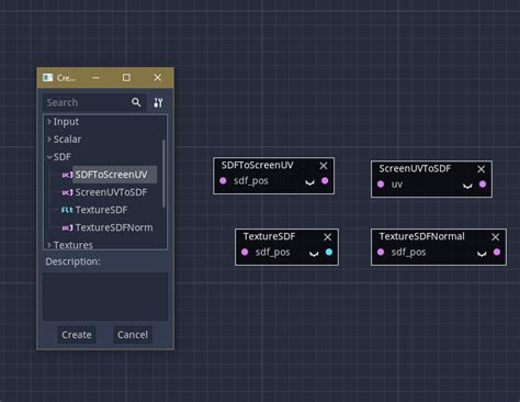 added sdf nodes to visual shader by chaosus · pull request 43906 · godotengine godot · github