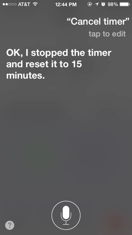 how to start and stop a timer on iphone and ipad with siri for easy countdowns
