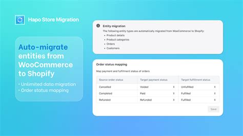 hapo store migration woocommerce to shopify migration in 3 simple